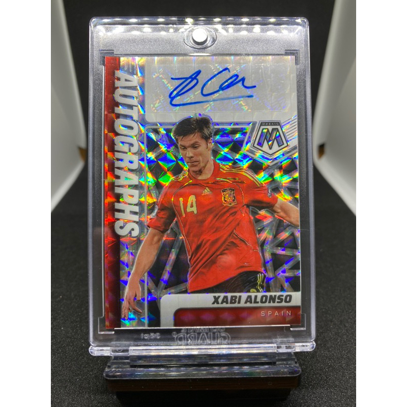 Soccer Card Panini Mosaic 2021/22 - Xavi Alonso Auto Card (ลายเซ็น ...