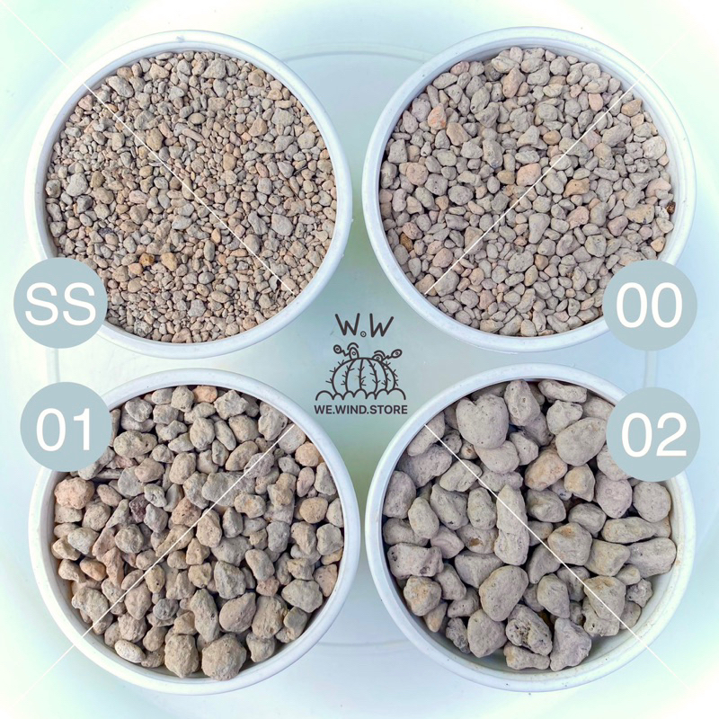 หินภูเขาไฟ SS,00,01,02,L ขนาด 2ลิตรและ 4ลิตร | Shopee Thailand