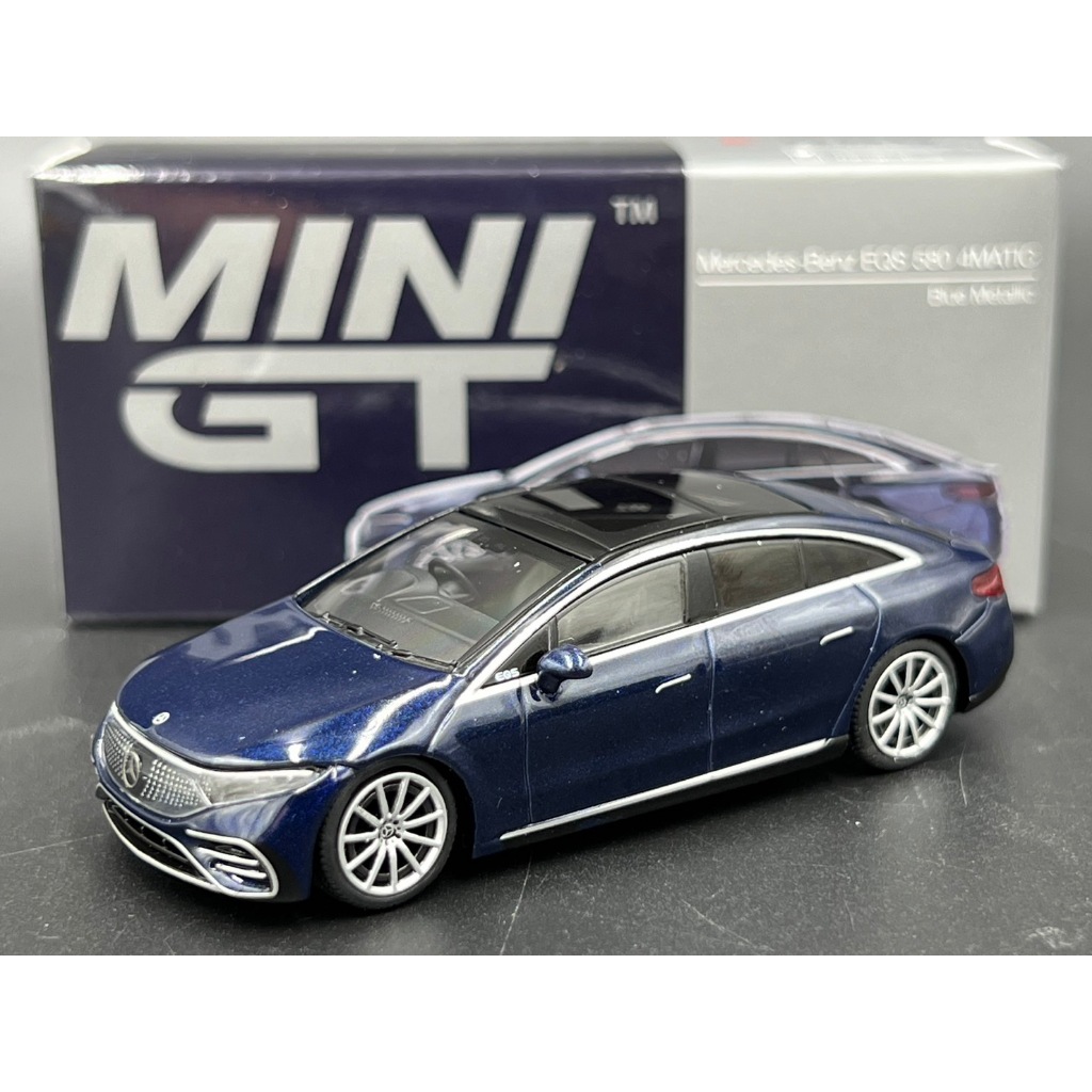 MINI GT Mercedes-Benz EQS 580 4MATIC Nautical Blue Metallic | Shopee Thailand