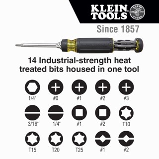 ไขควง KLEIN 15-in-1 Multi-Bit Ratcheting Screwdriver "32305" | Shopee ...