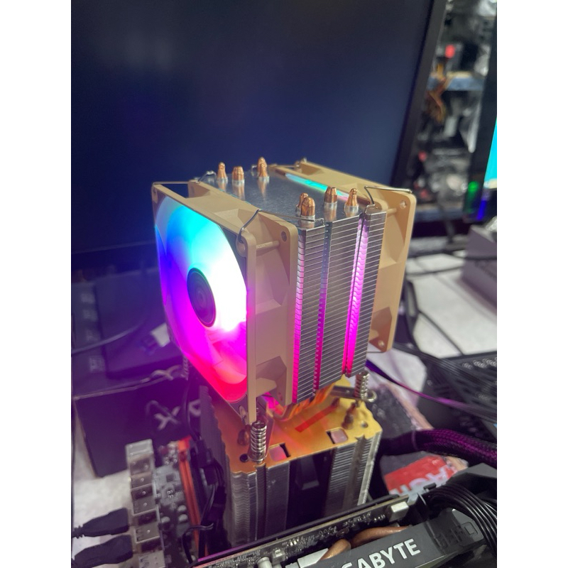 พัดลมซีพียู 4-6ท่อ Intel X79 X99 X299 LGA 2011 2011-3 2066 FAN CPU ...