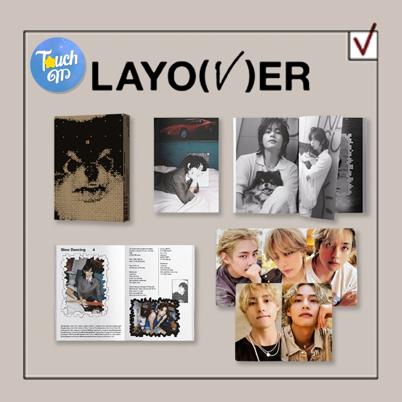 [พร้อมส่ง] อัลบั้มเปล่า V Layover Weverse ver. + การ์ดเลือกลายได้ ...