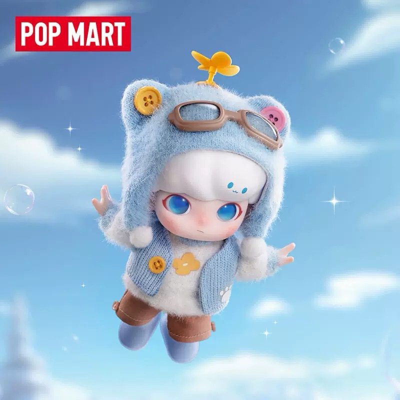 DIMOO Bear Pilot Action Figure POPMART Bubble Mart BJD Doll Doll Gift ...