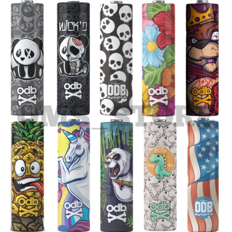 (พร้อมส่ง)ODB WRAPS 🇬🇧[ปลอกหุ้มถ่าน18650]🇬🇧 Vol.1 ของแท้100%🔥 | Shopee ...