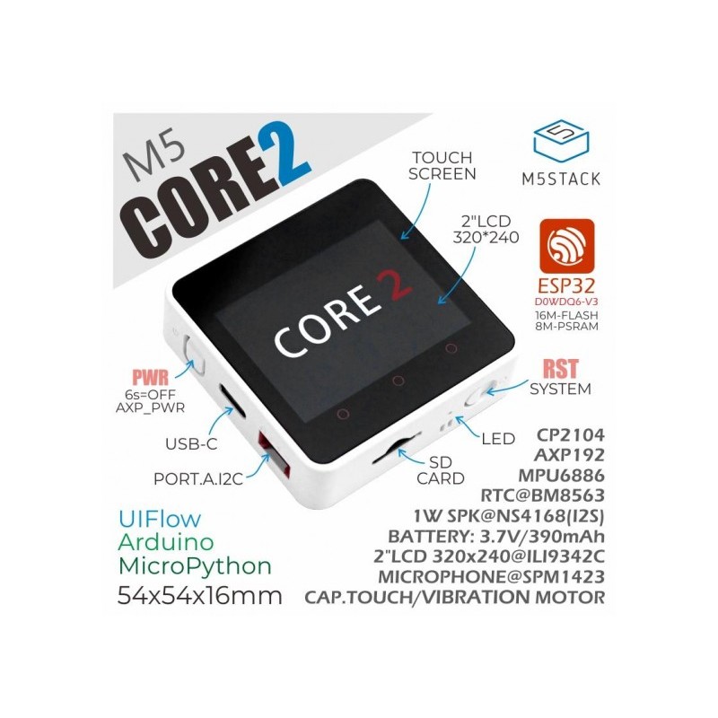 M5Stack Core2 ESP32 AWS | Shopee Thailand
