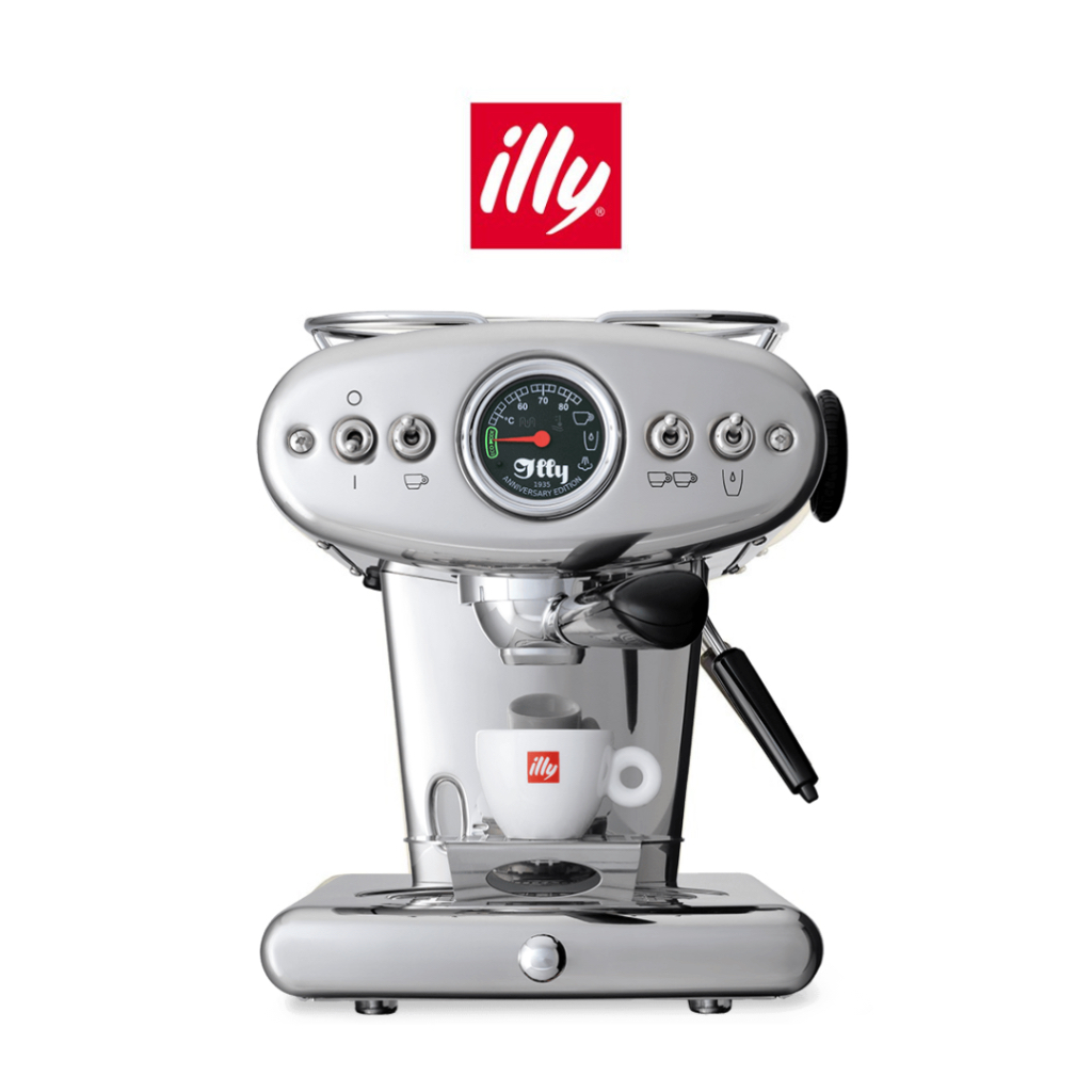 ILLY X1 Anniversary สำหรับ e.s.e พ็อดและกาแฟคั่วบด(สีเงิน)ILLY X1 ANNIVERSARY E.S.E POD & GROUND ...