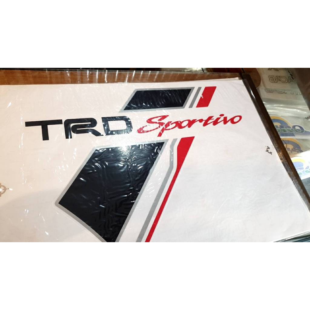 sticker trd sportivo มีให้เลือก 3 สี ติดข้างกระบะ ซ้าย ขวา toyota เลือก ...