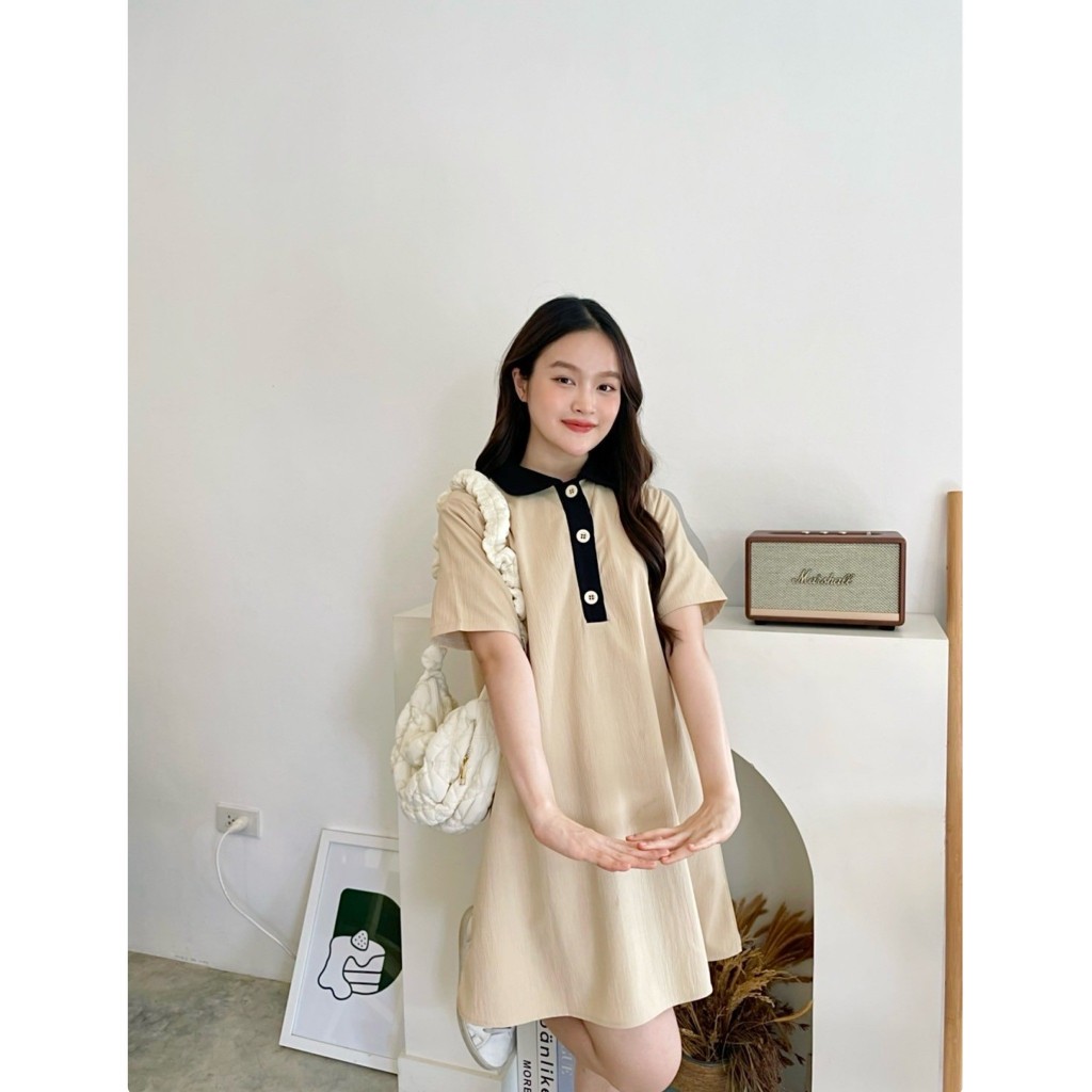 ⚡️[พร้อมส่ง] เดรส Oversize #DD66 | Shopee Thailand