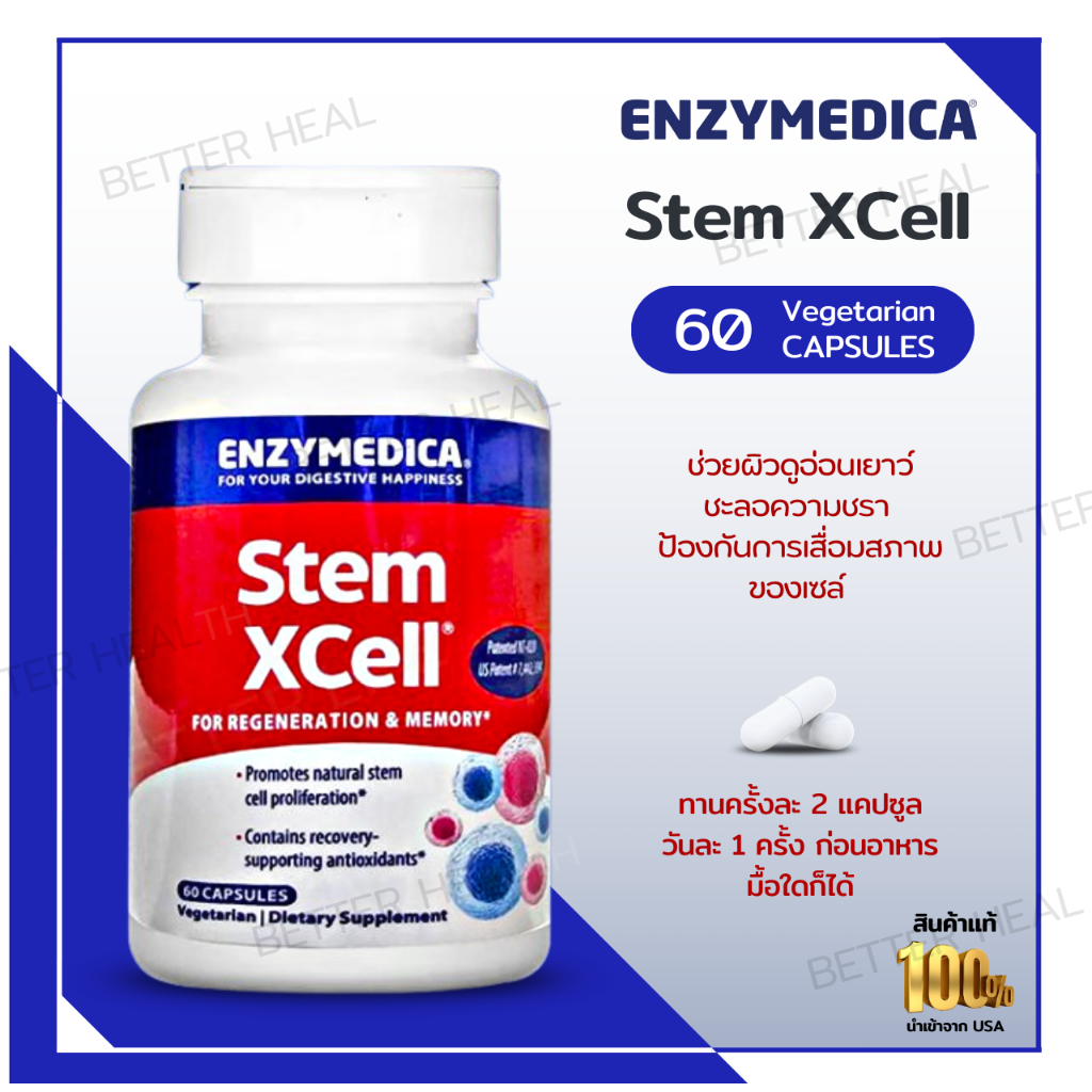 Enzymedica, Stem XCell, 60 Capsules (No.29) | Shopee Thailand