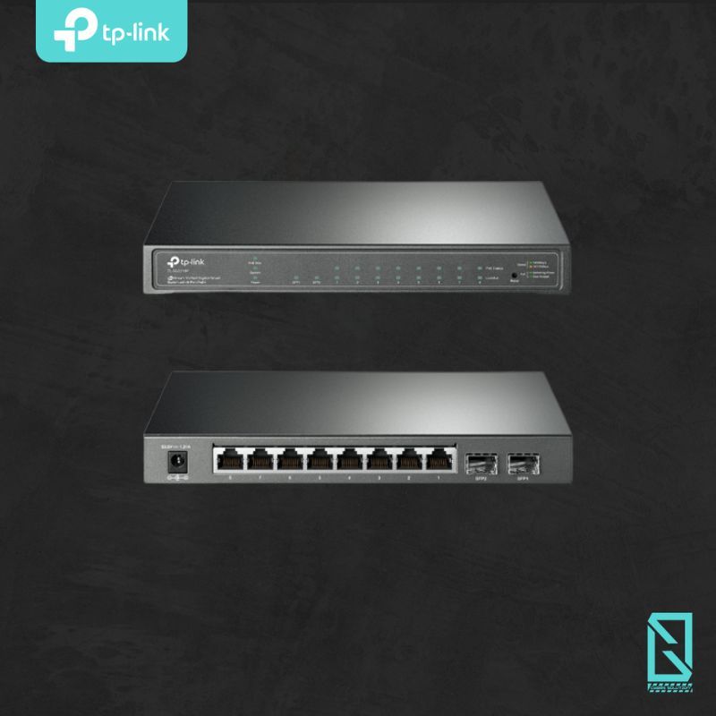 TP-Link TL-SG2210P JetStream™ 8-Port Gigabit Smart PoE+ Switch with 2 ...