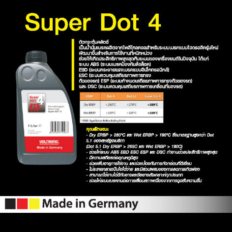Super Dot 4 Brake Fluid | Shopee Thailand