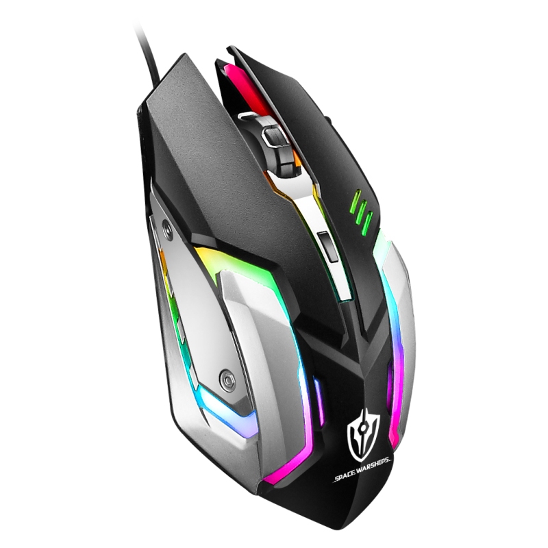 MINGSU-GK60 Metal Mechanical Keyboard Mouse วิธีเงียบในการชนะเมาส์ ...