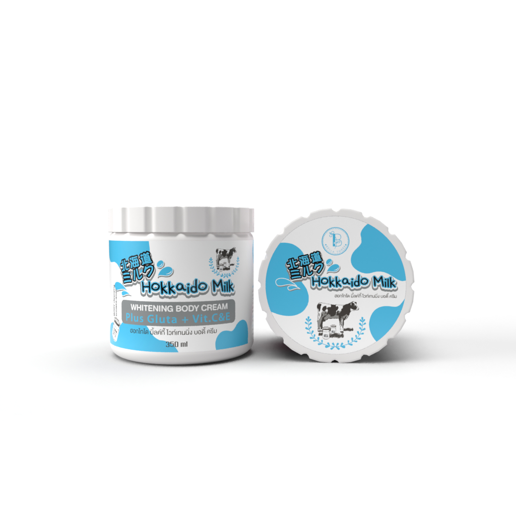 ฺBella Three Hokkaido Milk Gluta Cream ฮอกไดโด มิ้ลด์ ไวท์เทนนิ่ง บอดี้ ...