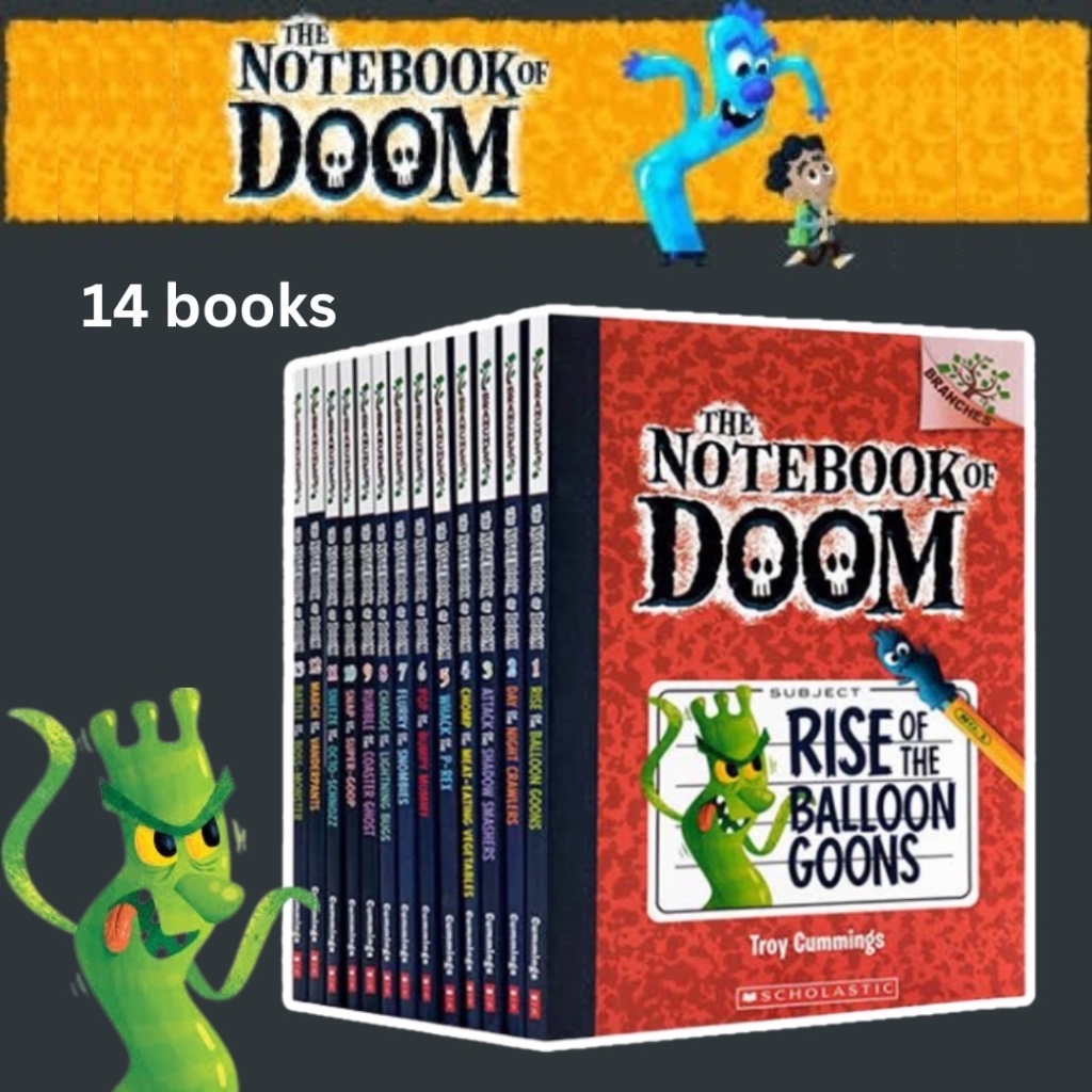 หนังสือ The Notebook of DOOM! ชุด 14 เล่ม chapter book หนังสือเด็กภาษา ...