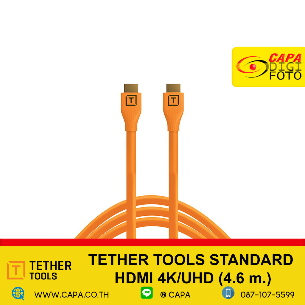 TETHER TOOLS STANDARD HDMI 4K/UHD (4.6 m.) | Shopee Thailand