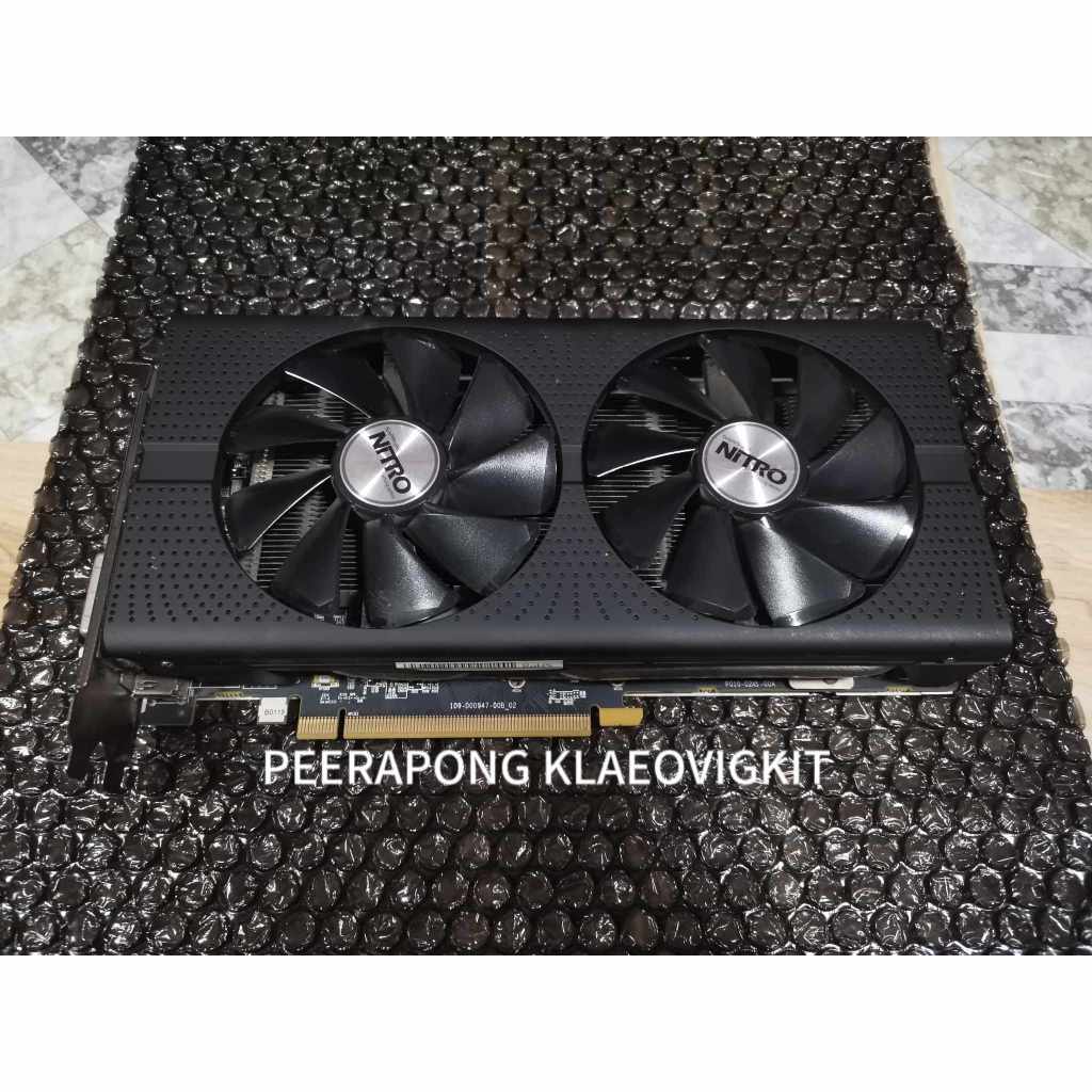 การ์ดจอ SAPPHIRE NITRO+ RX480@RX580 8GB | Shopee Thailand
