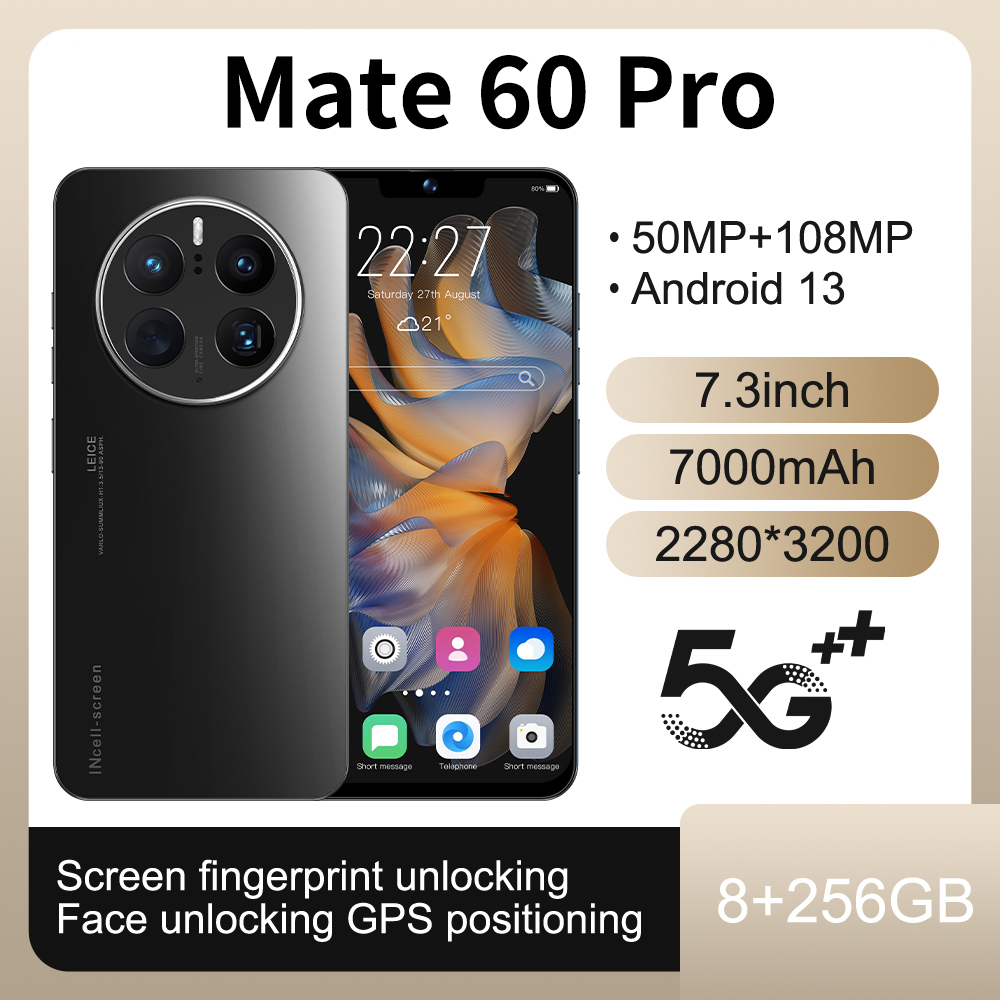 MATE60 PRO (8GB + 256GB) จอกว้าง 7.3" แบตฯ 7000 mAh กล้องหน้าคู่ กล้องหลัง 4 ตัว คมชัด 64MP ...