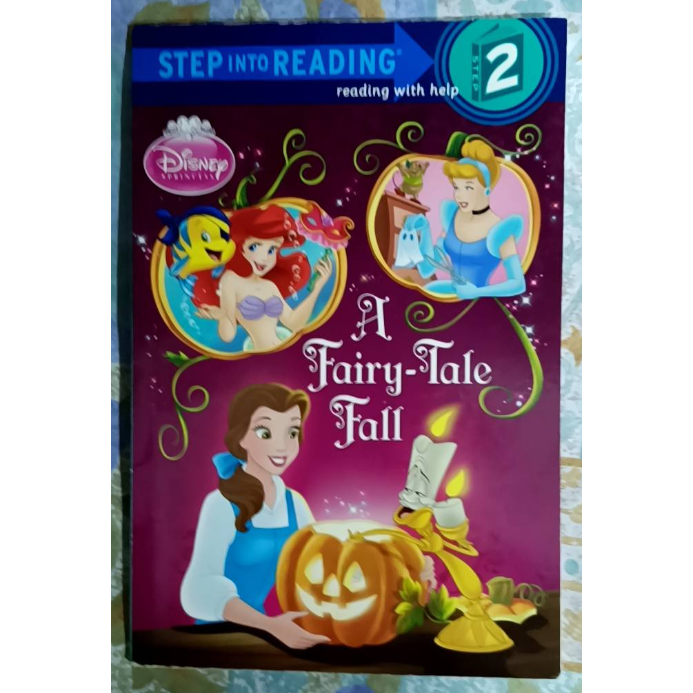 นิทานภาษาอังกฤษหัดอ่าน STEP INTO READING : STEP 2 : DISNEY PRINCESS : A Fairy-Tale Fall | Shopee ...