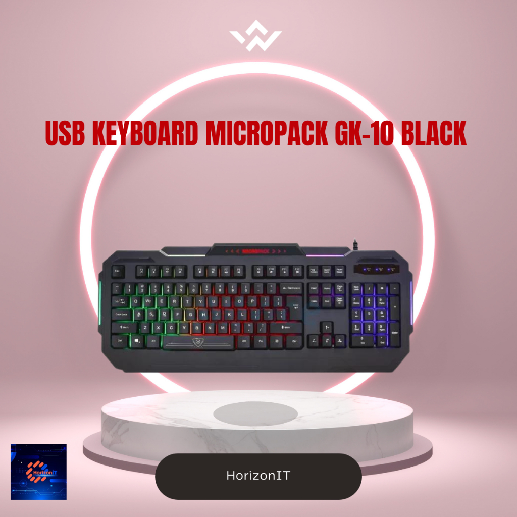 USB KEYBOARD MICROPACK GK-10 BLACK | Shopee Thailand