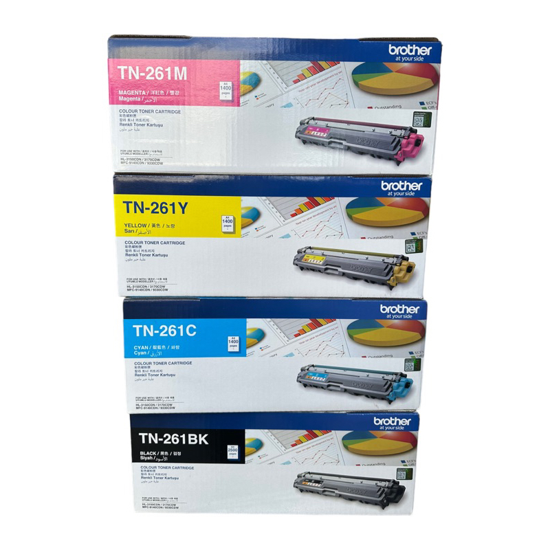 Brother TN-261 BK C M Y ของแท้ 100% | Shopee Thailand