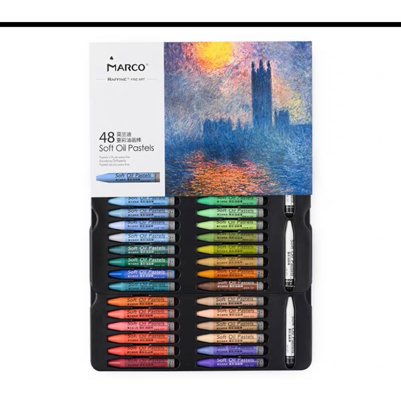Marco Raffine oil pastel 36 48 สี | Shopee Thailand