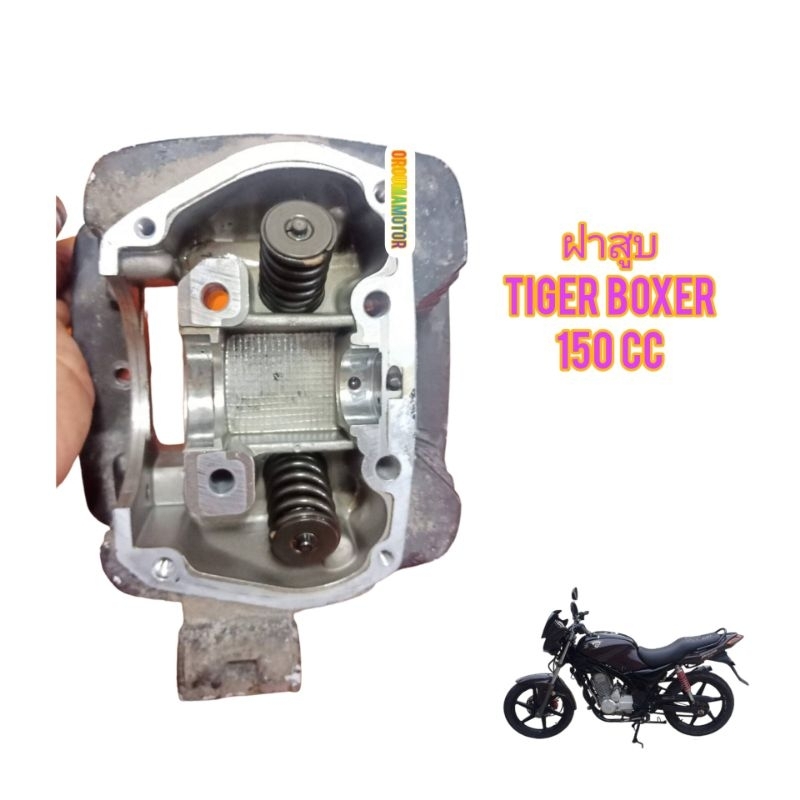 ฝาสูบ ของถอด ใช้สำหรับมอไซค์ Tiger Boxer 150cc และ 200cc ไม่แตก ไม่ร้าว ...