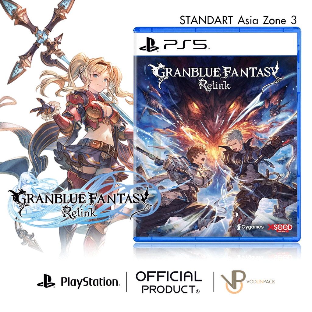 PS5 : Granblue Fantasy Relink Standart / Limited Edition Zone ASIA แผ่น ...