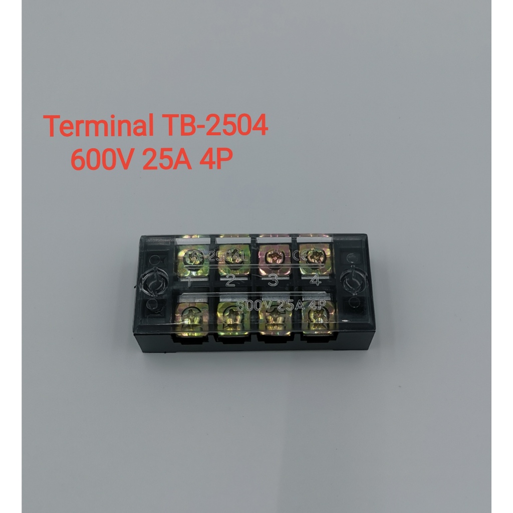 เทอร์มินอล 25A 600V Terminal มีให้เลือกหลายขนาด 3P 4P 6P 8P 10P 12P | Shopee Thailand
