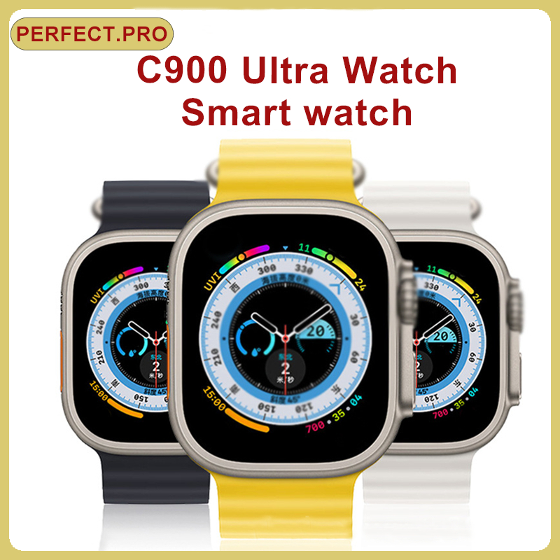 【Delivery from Bangkok】Smart Watch C900 Ultra 49mm Waterproof Bluetooth Wireless Charging Mode ...