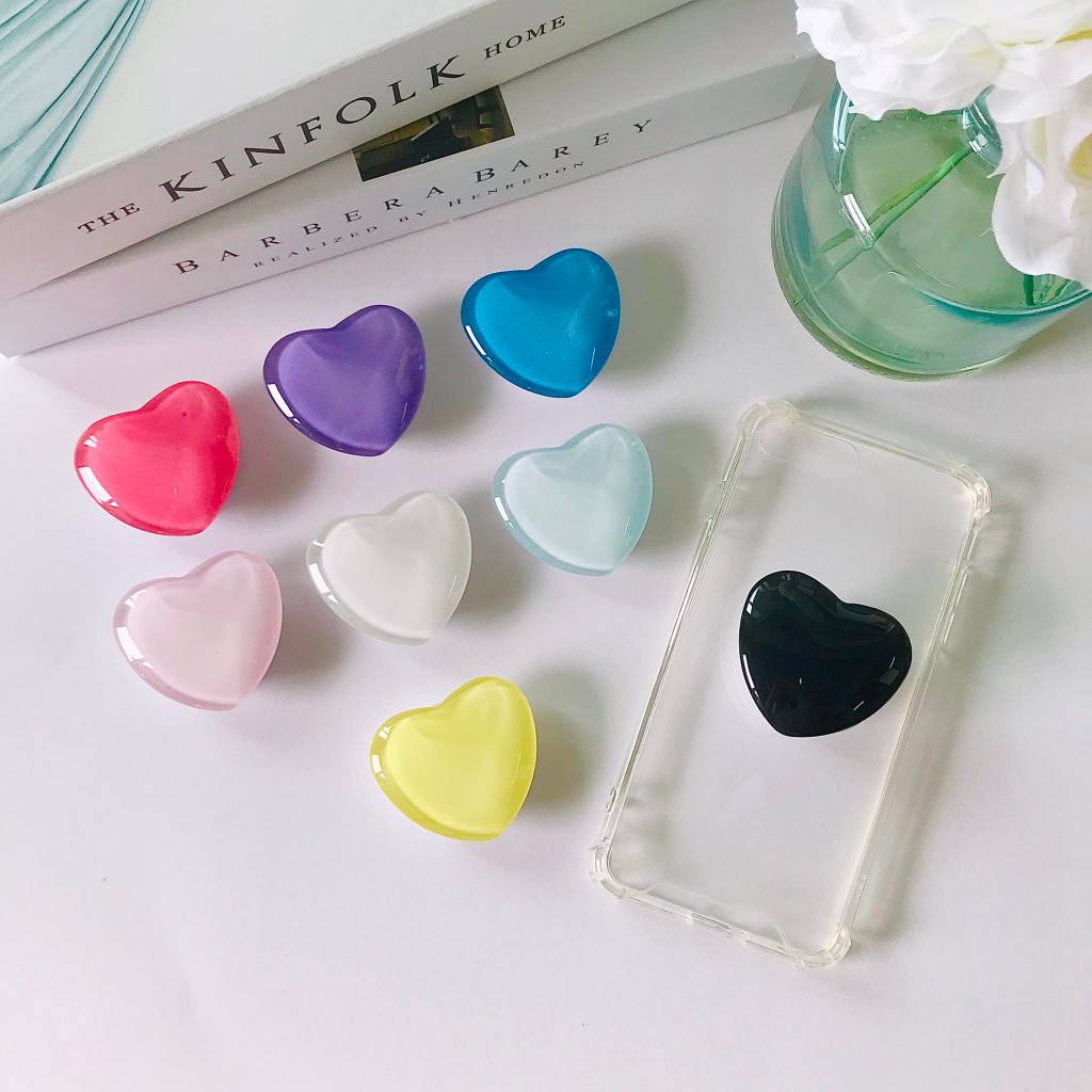 Griptok Ceramic หัวใจ PopSocket กิ๊ฟต๊อก iRing การ์ตูนติดหลังมือถือ ที่ติดโทรศัพท์ ที่ติดหลังมือ ...