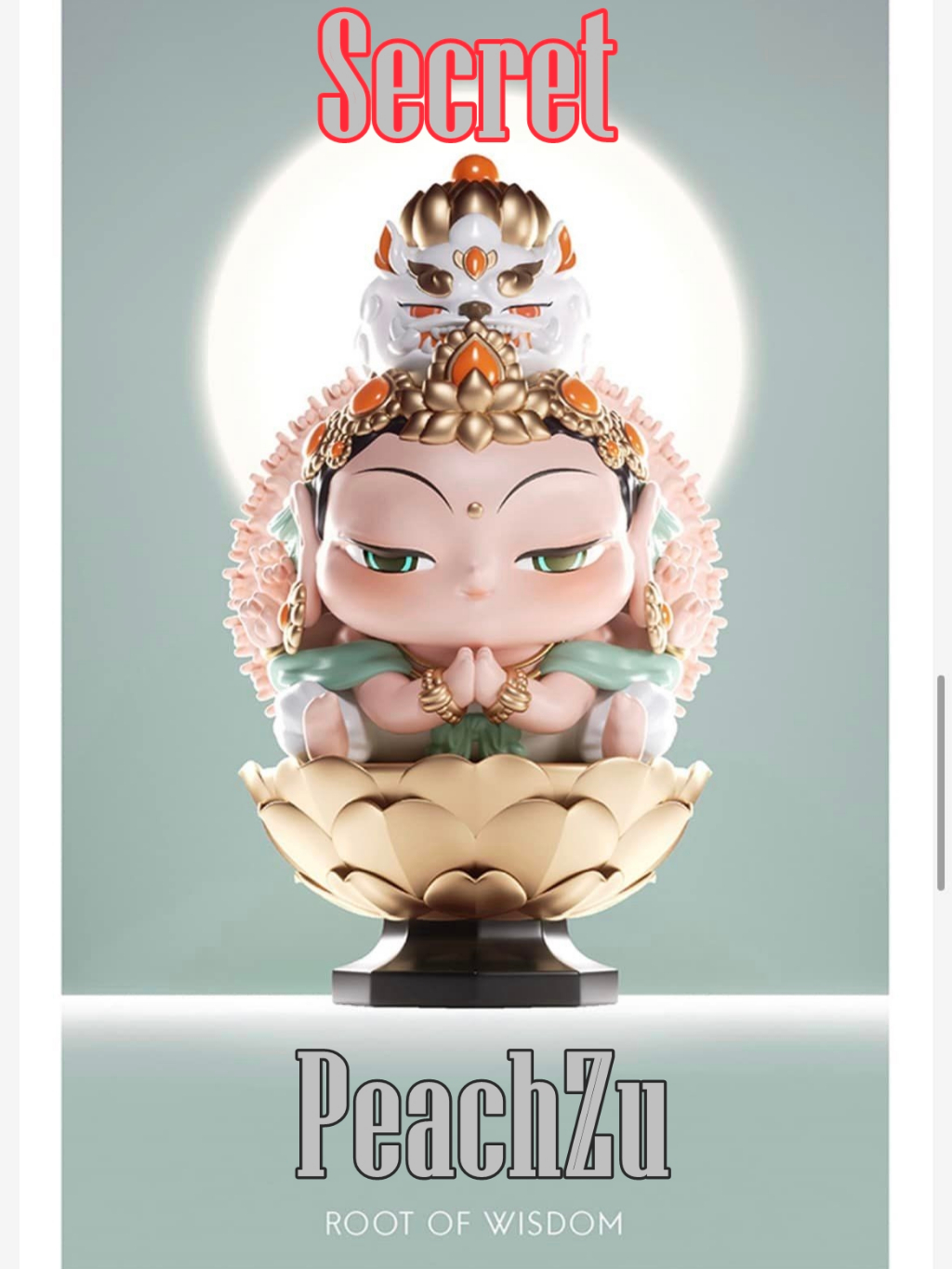 พร้อมส่ง [ secret] Root of wisdom ฟิกเกอร์สายมู ใหม่ เช็คการ์ด แท้ 1000 ...