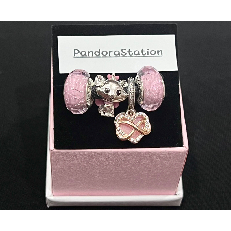 PANDORA SET แพนโดร่า ชุดเซ็ทหัวใจน้องมาลี พร้อมกล่องชาร์ม+ถุง เหมาะเป็น ...