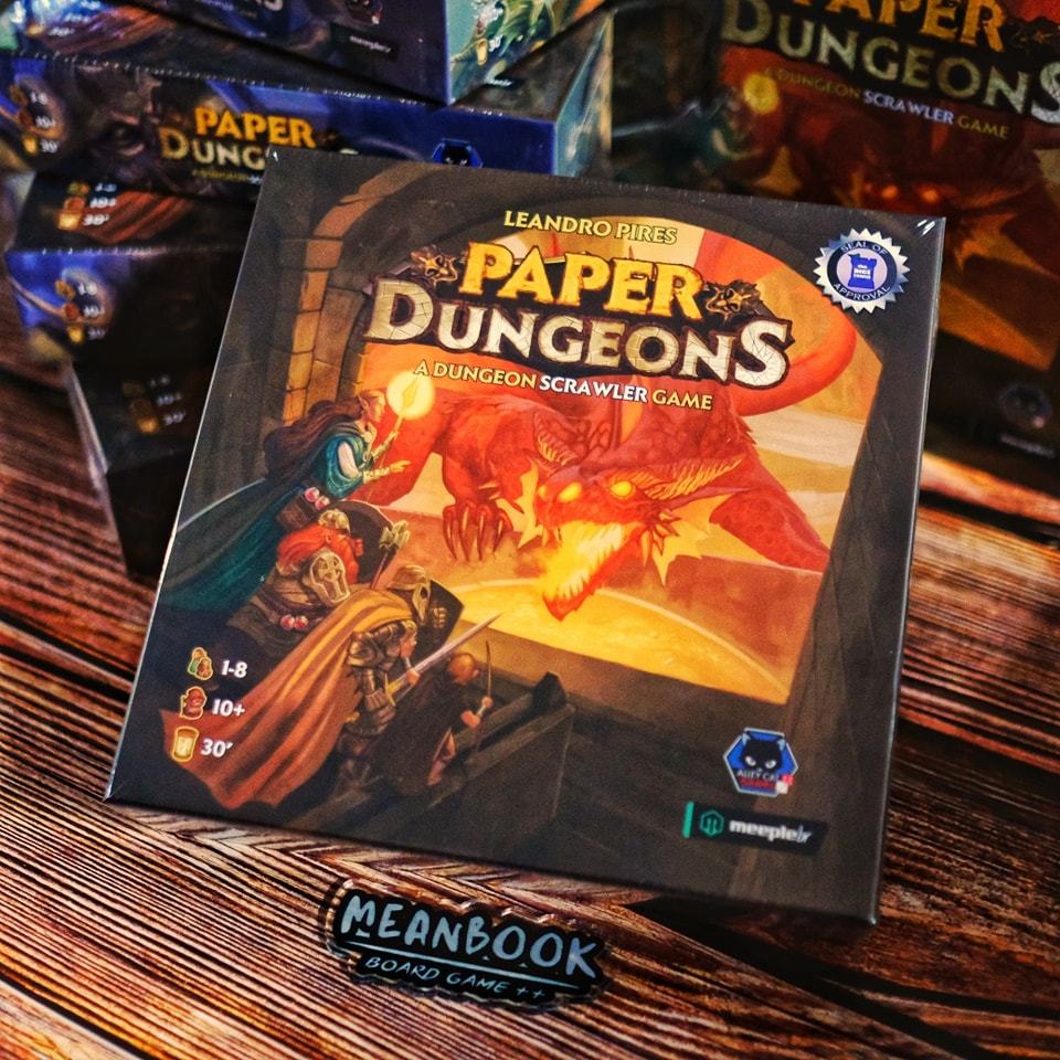 Paper Dungeons : A Dungeon Scrawler Game Board Game | Shopee Thailand