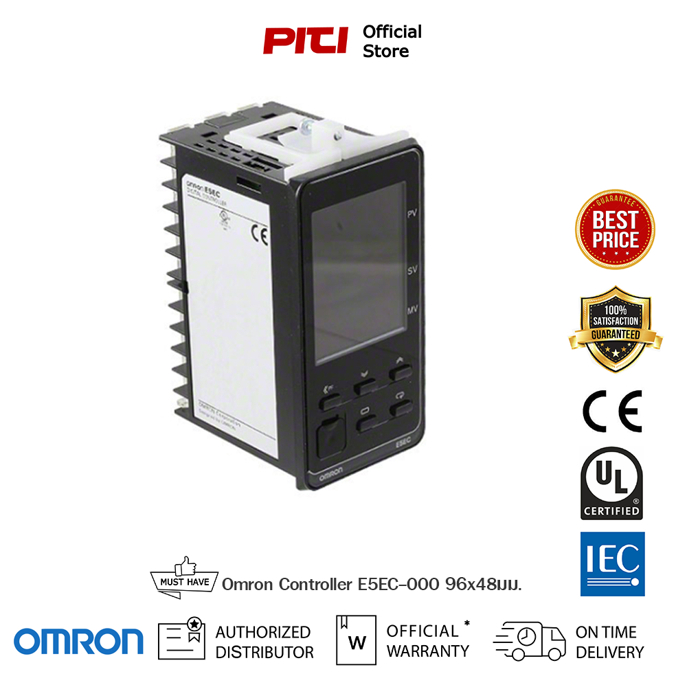 Omron Controller E5EC-RX4D5M-000 แหล่งจ่าย 24VAC/VDC ช่วงอุณหภูมิ -200 ถึง 1300 องศา* ชนิด ...