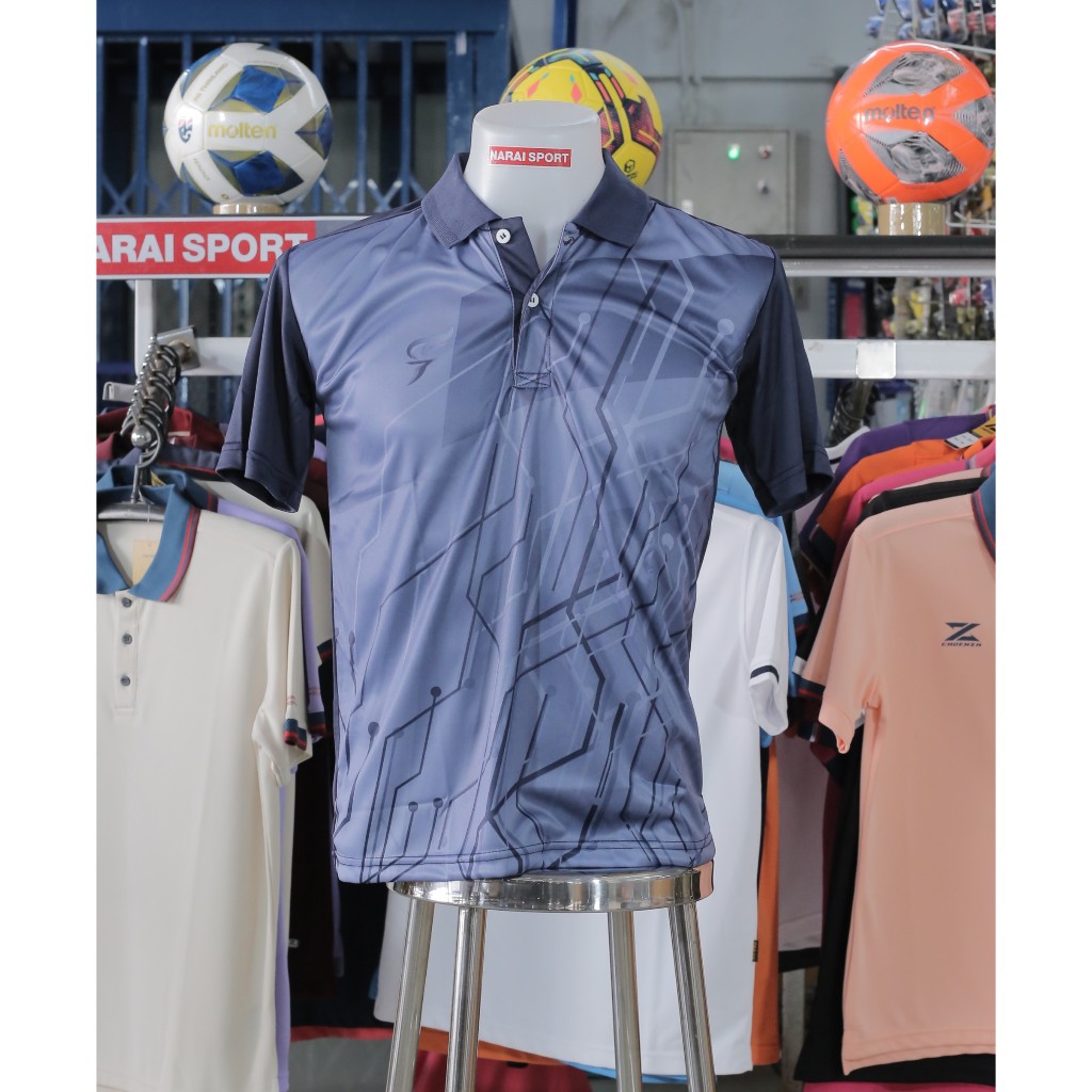***ของแท้ส่งไว** เสื้อคอปก เสื้อกีฬาชาย SA304 SPORT DAY ผ้าไมโครพิมพ์ ...