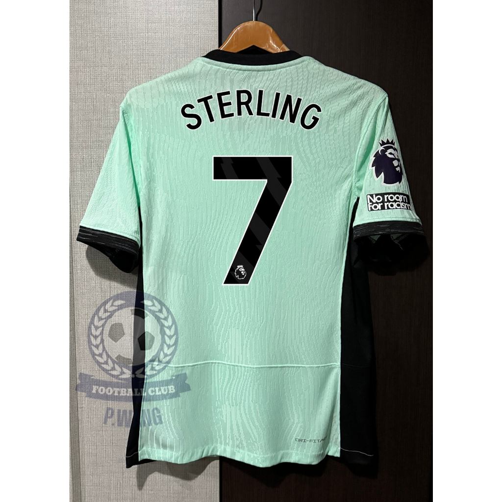 ใหม่ !! เสื้อ Player เชลซี Third ชุดสาม เกรดนักเตะ 2023/24 LOGOฟลูออฟชั่นพร้อมอาร์มและเบอร์ชื่อ ...