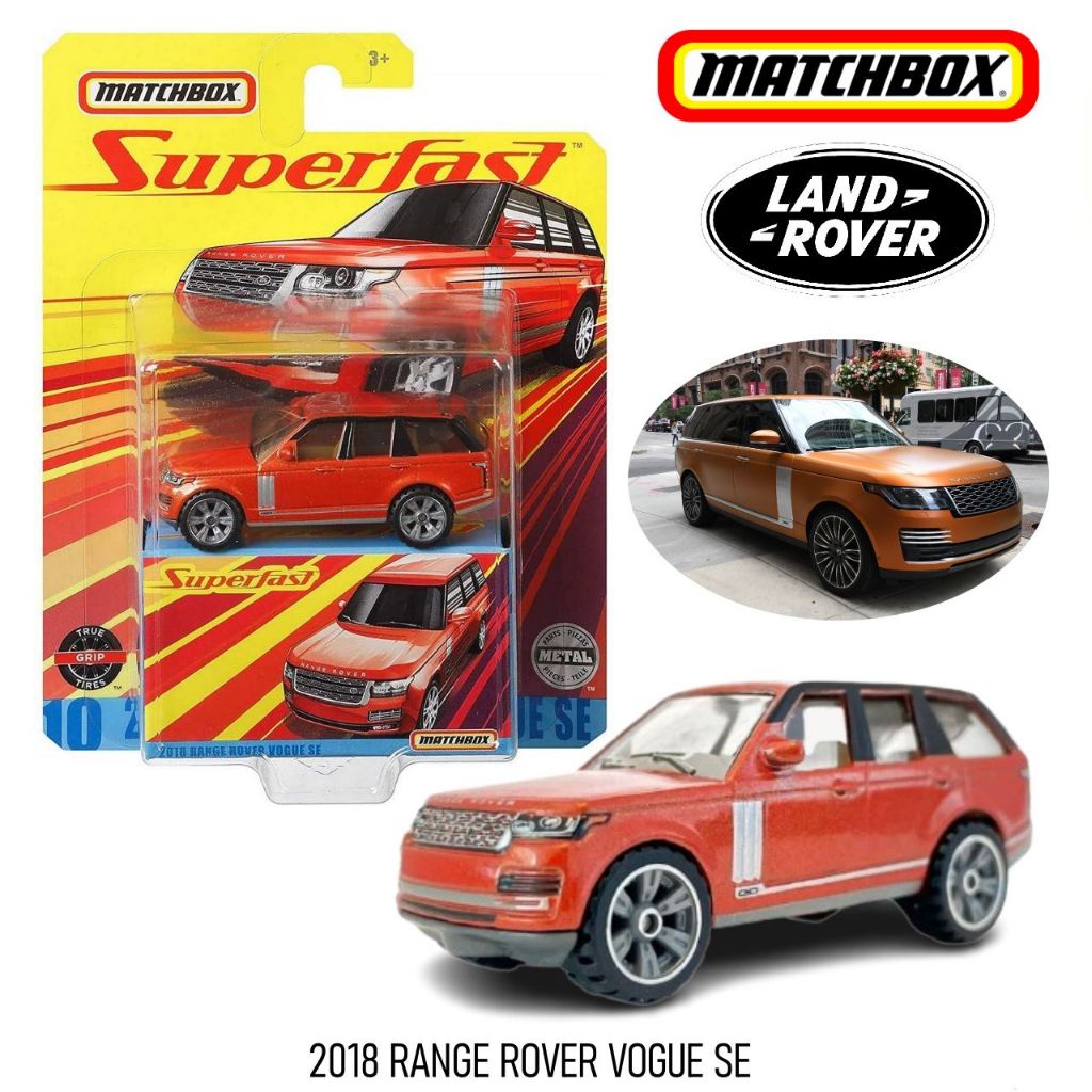 2018 RANGE ROVER VOGUE SE โมเดลรถเหล็ก MATChBOX ลิขสิทธิ์แท้100% (เปิด ...
