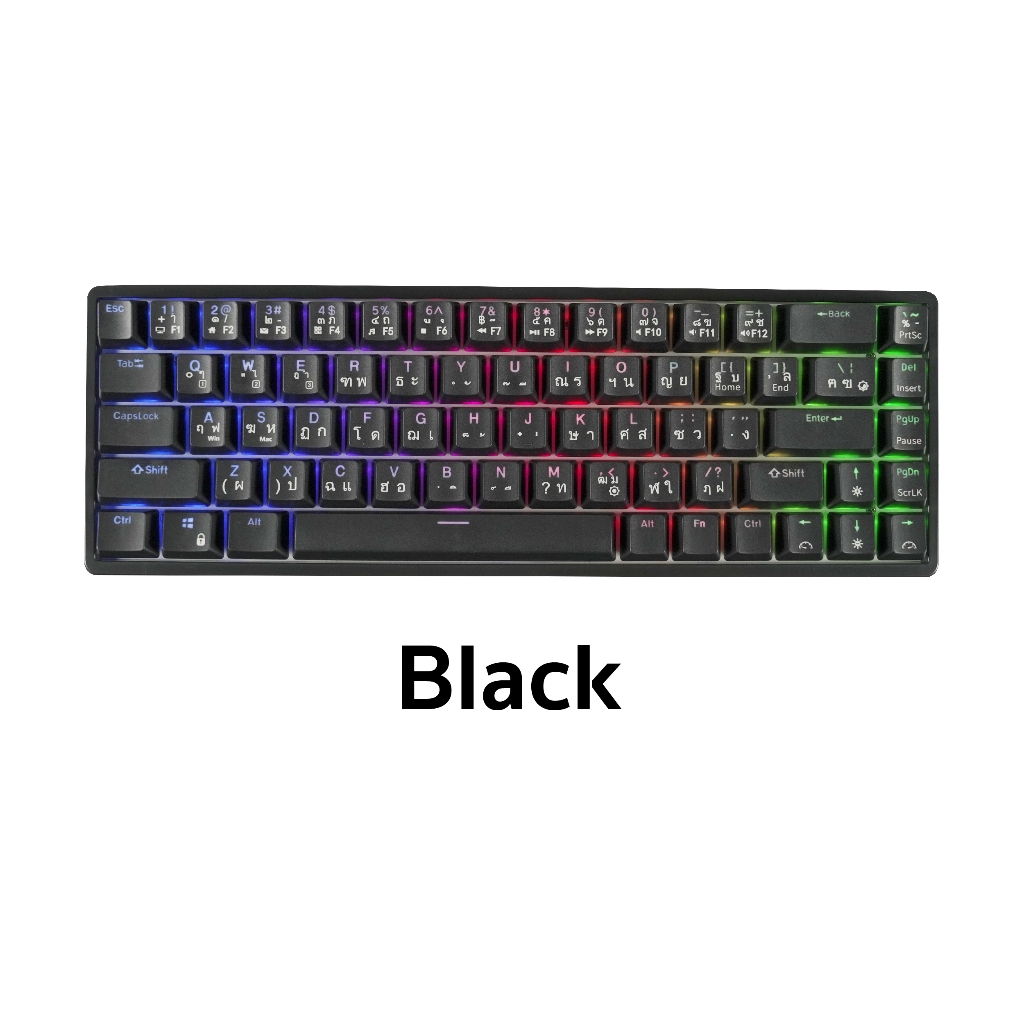 Royal Kludge RK68 65% Wireless Mechanical Keyboard (TH) คีย์บอร์ดเกม ...