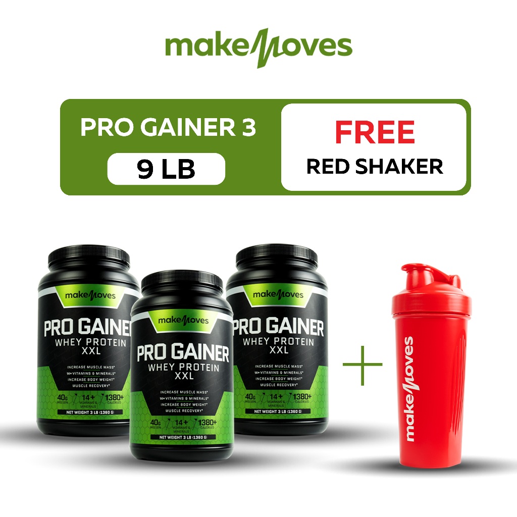 Makemoves เวย์โปรตีนเพิ่มน้ำหนัก เพิ่มกล้าม โปรตีน 40 กรัม | Shopee Thailand