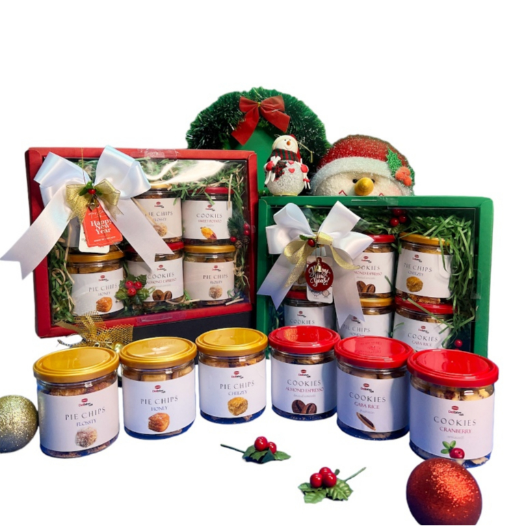Cookies & Pie Chips Gift Set Box 6 กระปุกเล็ก B Set | Shopee Thailand