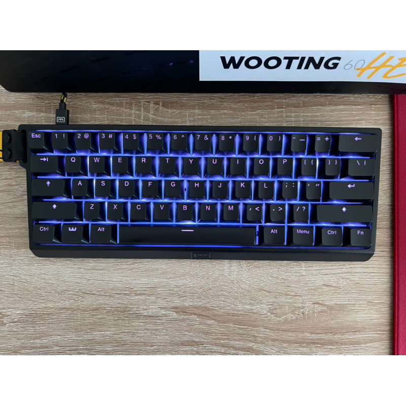 (พร้อมส่ง) คีย์บอร์ด Wooting 60He+ ใหม่มือหนึ่ง เเถม Switch Lekker 45 4 ...