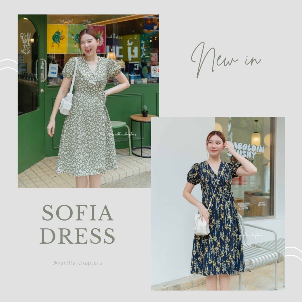 Sofia dress (vanilla_chapters) | Shopee Thailand