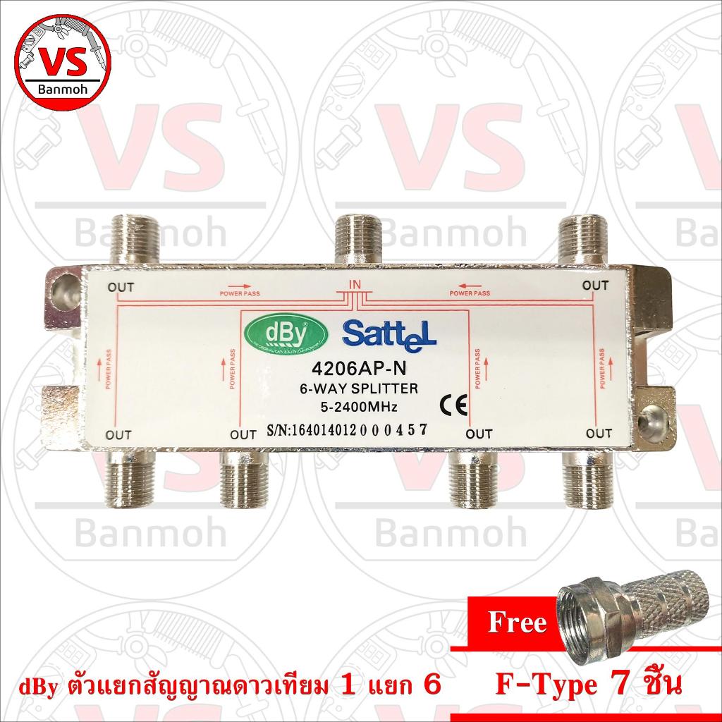 dBy ตัวแยกสายอากาศ Splitter ใช้ได้ทั้งระบบทีวีดิจิทัลและดาวเทียม 5 ...
