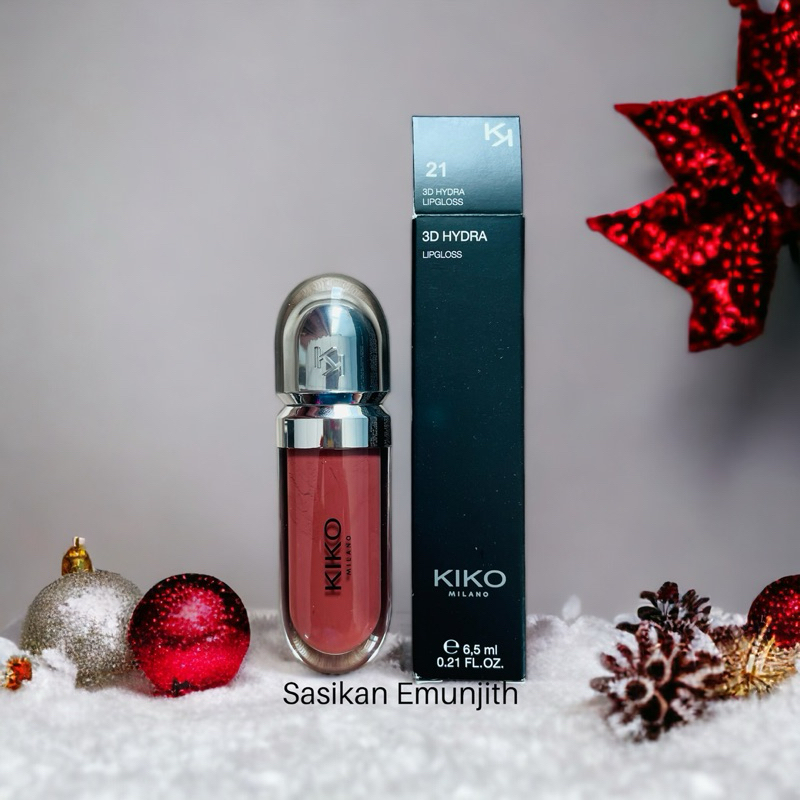 สี21 Brun Rose/KIKO 3d Hydra Lipgloss 6.5ml. ลิปกลอสบำรุง | Shopee Thailand