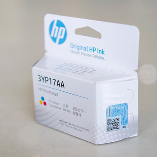 หัวพิมพ์สี HP 3YP17AA Tri-Color Printhead สำหรับ HP SmartTank 670 720 ...