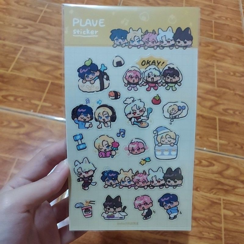 Plave PVC Sticker สติกเกอร์ (fanart) มือหนึ่ง | Shopee Thailand