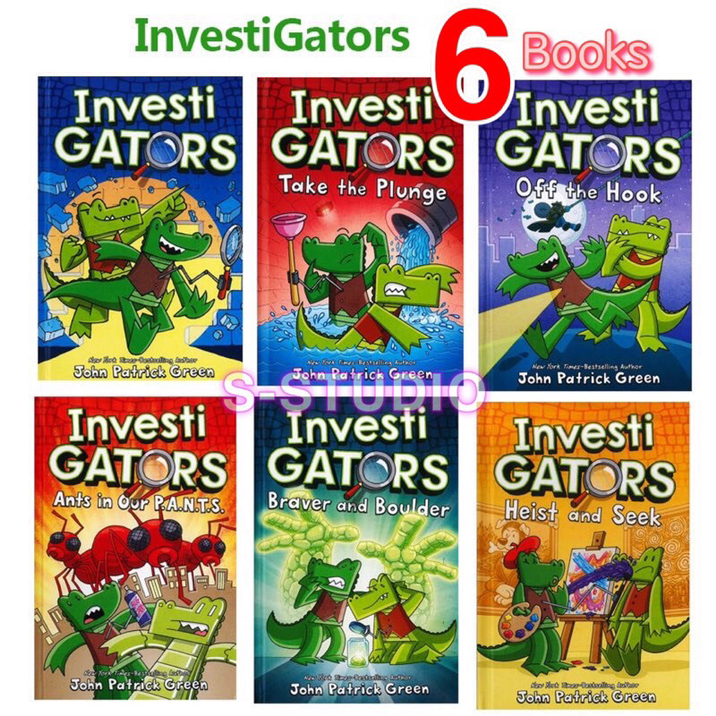 InvestiGators 1-6books hardcover 1-5books set หนังสือ หนังสือภาษาอังกฤษ ...