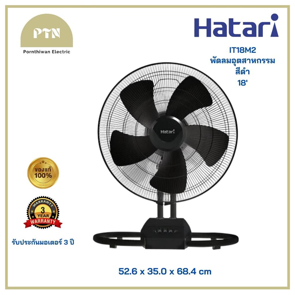 HATARI พัดลมอุตสาหกรรม 18 นิ้ว รุ่น IT18M2 สีดำ | Shopee Thailand