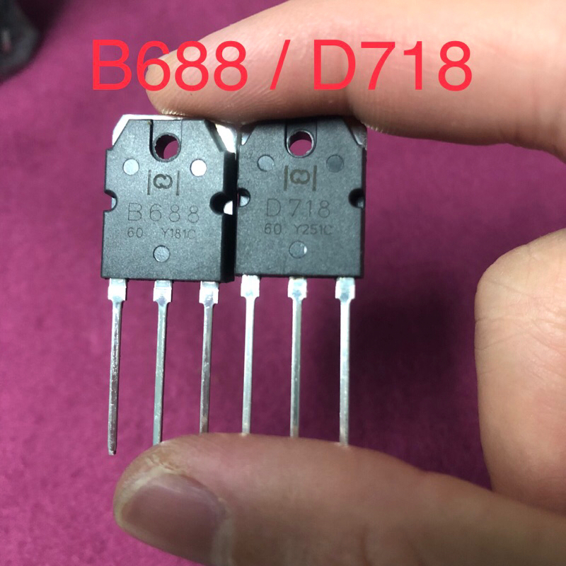 B688 D718 ทรานซิสเตอร์ Transistor ยี่ห้อแท้ (สินค้าในไทย ส่งเร็วทันใจ ...