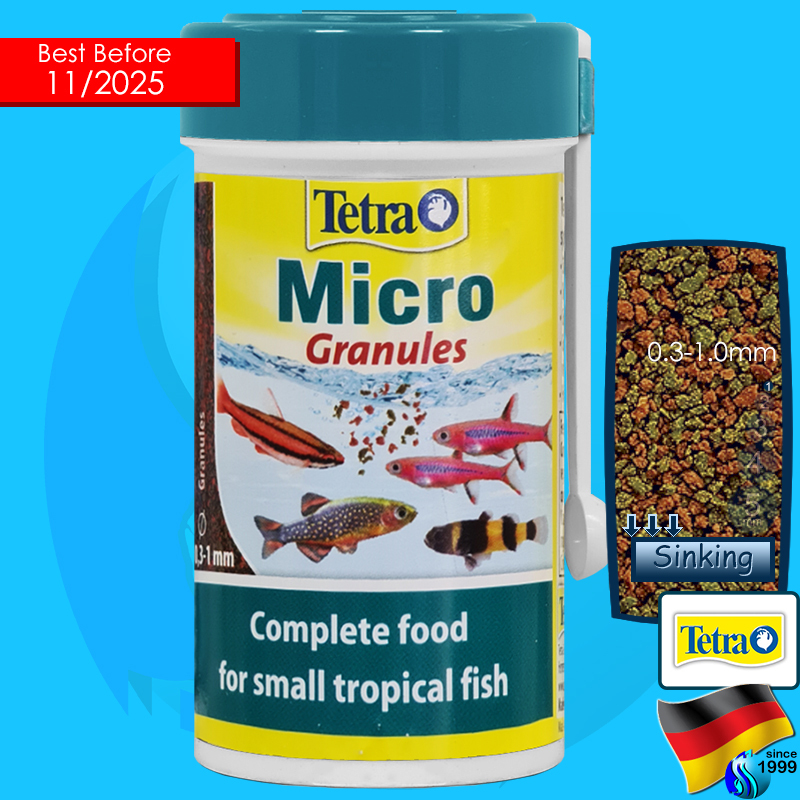 Tetra Micro Crips / Granules / Pellets / Sticks 100ml อาหาปลาน้ำจืดทุก ...